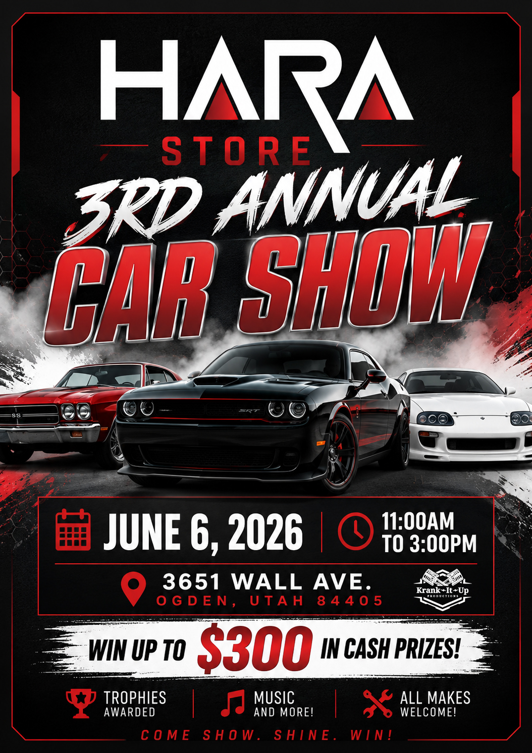 Hara Store 3rd Annual Car Show 2026 - Utah Car Czar